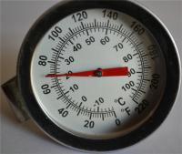 China Large Dial Type Thermometer , Stainless Steel Dairy Cheese Making Thermometer for sale