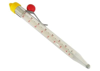 China Food Grade Instant Read Thermometer , Heat Resistance Glass Candy Thermometer for sale