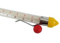 China Food Grade Instant Read Thermometer , Heat Resistance Glass Candy Thermometer for sale