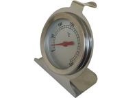 China Stainless Steel Bimetal Oven Thermometer 0-300°C 60mm Dial Heat Resistant for sale