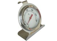 China Stainless Steel Bimetal Oven Thermometer 0-300°C 60mm Dial Heat Resistant for sale