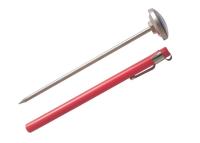 China Small Dial Bimetallic Candy Deep Fry Thermometer Instant Read With Pocket Sleeve for sale