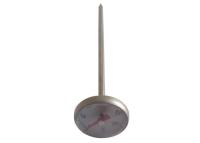 China Small Dial Bimetallic Candy Deep Fry Thermometer Instant Read With Pocket Sleeve for sale