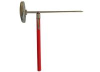 China Analog Instant Read Bimetallic Food Thermometer No Need Battery For Cheese Making for sale