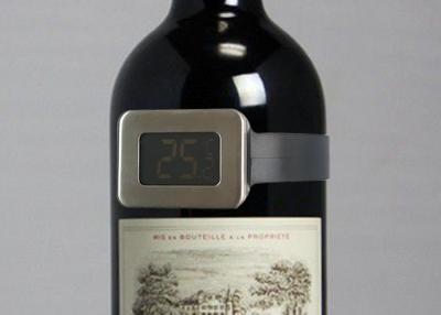 China LCD Display Wine Bottle Thermometer , Watch Type Baby Milk Thermometer for sale
