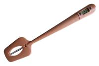 China Instant Read Plastic Digital Dairy Thermometer With Food Safe Silicone Spatula for sale