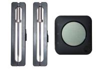 China Wireless Bluetooth Food Meat Thermometer / Dual Probe Grill BBQ Thermometer for sale