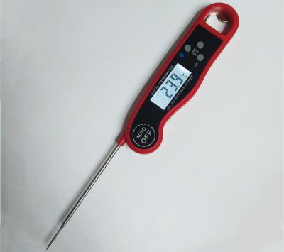 China CE Passed Digital Food Probe Thermometer / Bbq Cooking Thermometer White Backlight for sale