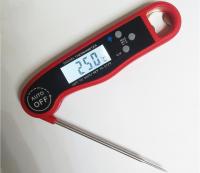China CE Passed Digital Food Probe Thermometer / Bbq Cooking Thermometer White Backlight for sale