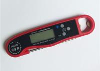 China CE Passed Digital Food Probe Thermometer / Bbq Cooking Thermometer White Backlight for sale