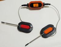 China Grill / Smoker Wireless BBQ Meat Thermometer With Free App And Two Probe for sale