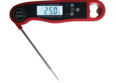 China Waterproof IP67 Digital Food Thermometer with Bottle Opener -50 to 300C for sale