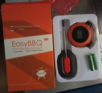 China Two - Channel Bluetooth BBQ Meat Thermometer With Heat Resistant Probes for sale