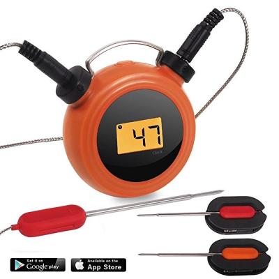 China Heat Resistance Bluetooth Dual Probe Thermometer Mobile Operated 2 Probes for sale