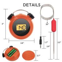 China Heat Resistance Bluetooth Dual Probe Thermometer Mobile Operated 2 Probes for sale