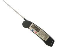 China Foldable Probe Instant Meat Thermometer -50 to 300C 304 Stainless Steel Food Cooking Thermometer for sale