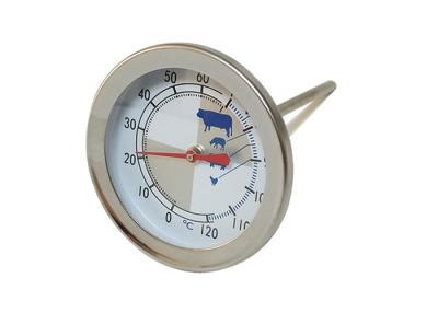 China Analogue Microwave Oven Food Meat Thermometer Large Dial Instant Read for sale