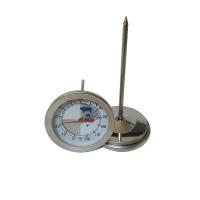 China 0-120°C Classic Meat Dial Thermometer 3 Inch 304 Stainless Steel Probe No Battery for sale