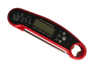 China Folding Digital LCD BBQ Meat Thermometer -50 to 300°C IP67 Waterproof Fast Response for sale