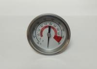 China Stainless Steel Bimetallic Food Thermometer 57mm Dial 63mm Probe for BBQ Grill for sale