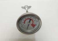 China Stainless Steel Bimetallic Food Thermometer 57mm Dial 63mm Probe for BBQ Grill for sale