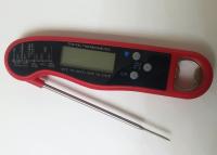 China Instant Read Portable Digital Food Thermometer With Long Steel Probe Backlight for sale
