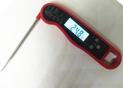 China Instant Read Portable Digital Food Thermometer With Long Steel Probe Backlight for sale