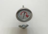 China 2.25 Inch 57mm Dial Stainless Steel BBQ Meat Thermometer Dual Scale 75-300C 150-600F for sale