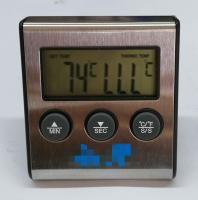 China 2 In 1 Digital BBQ Meat Thermometer Timer Oven Safe Alarm For Grilling for sale