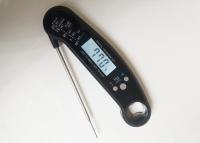 China Stainless Steel Probe Foldable BBQ Meat Thermometer Waterproof IP67 FDA Standard for sale