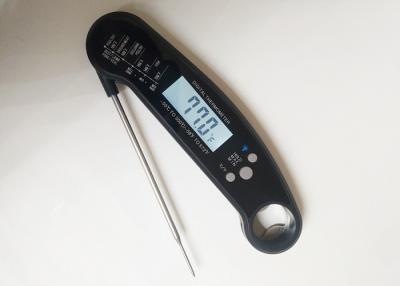China Stainless Steel Probe Foldable BBQ Meat Thermometer Waterproof IP67 FDA Standard for sale
