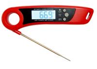 China Folding Digital Food Thermometer With Stainless Steel Probe 1.75mm Needle Tip for sale