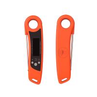 China Waterproof Instant Read BBQ Meat Thermometer with 4.3 Inch Folding Probe -50 to 300C for sale