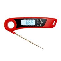China IP67 Instant Read Digital Food Thermometer 300°C 304 Stainless Steel Probe Auto Rotation for sale