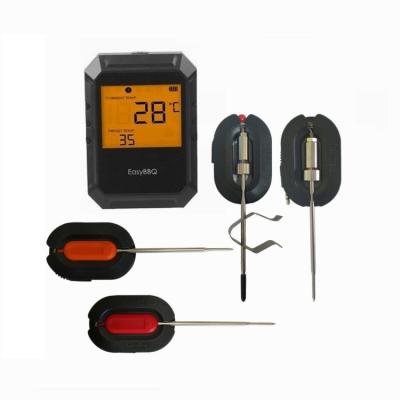 China Smart BBQ Meat Thermometer Instant Read With Six Upgraded Stainless Steel Probes for sale