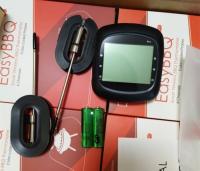 China Portable Bluetooth Food Thermometer 6 Probes 100m Range Large LCD Display for sale