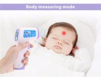 China No Touch Digital Infrared Forehead / Ear Thermometer With LCD Backlight For Baby for sale