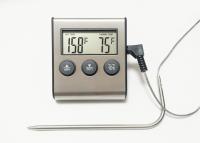 China 304 Stainless Steel Digital Meat Thermometer Oven Safe 572°F Food Grade Probe for sale