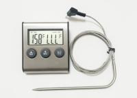 China 304 Stainless Steel Digital Meat Thermometer Oven Safe 572°F Food Grade Probe for sale