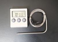 China 304 Stainless Steel Digital Meat Thermometer Oven Safe 572°F Food Grade Probe for sale