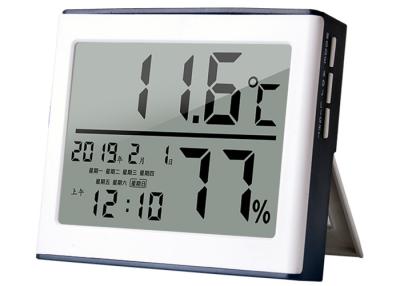 China 1.5V Digital Thermometer Hygrometer / Temperature Humidity Gauge CE Approval for sale