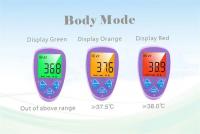 China Medical Fever Temperature Thermometer 3 Colors Backlight For Children for sale