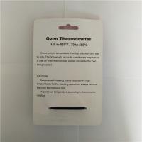 China Stainless Steel Glass Lens Hanging Oven Thermometer 100-250C 150-550F No Battery for sale