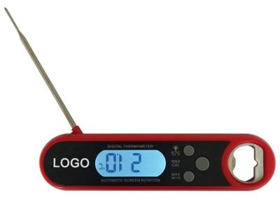 China 240 Degree Rotating Screen Digital Food Thermometer With Probe 3 Seconds Response for sale