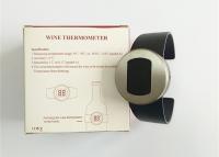 China RoHS Certified Stainless Steel Wine Thermometer With Large LCD Display for sale