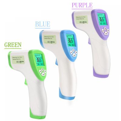 China Children Medical Infrared Forehead Thermometer Non Touch Three Colors for sale