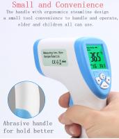 China Children Medical Infrared Forehead Thermometer Non Touch Three Colors for sale