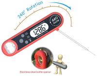 China Digital Meat Thermometer Instant Read with Backlight -50°C to 300°C Foldable Probe for sale