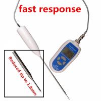 China Blue Kitchen Meat Thermometer / Waterproof Digital Cooking Food Thermometer for sale