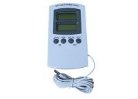 China White High Accuracy Room Digital Hygro Thermometer Large LCD Screen -10 to 50C for sale